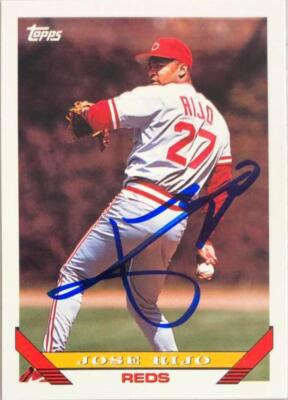 Jose Rijo Autographed 1993 Topps #165 | eBay