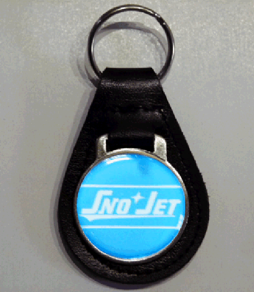 Reproduction Vintage 60s SnoJet Snowmobile Logo Medallion Leather ...