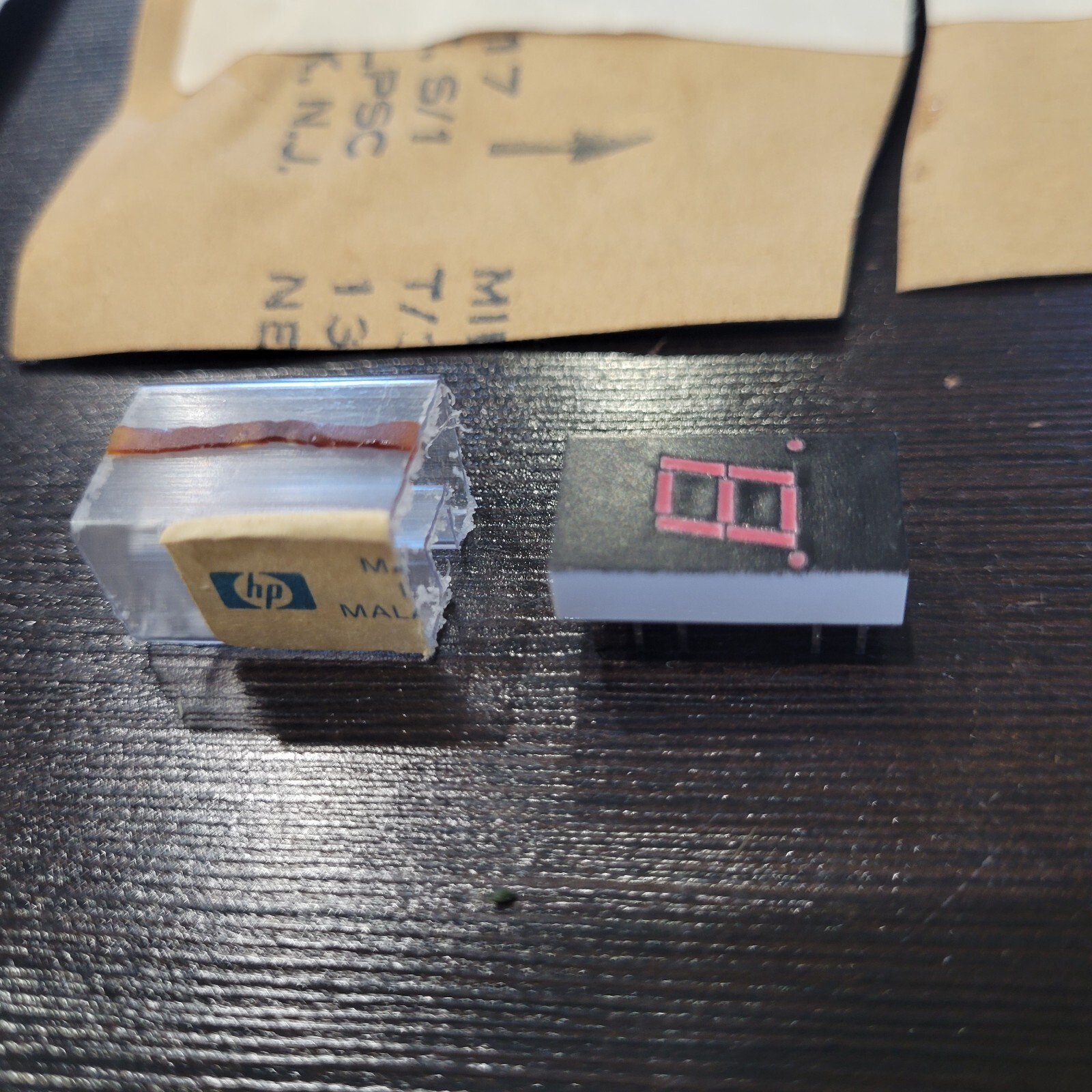 HP 5082-7730 LED 7 Segment Display - White Body Black Face for sale ...