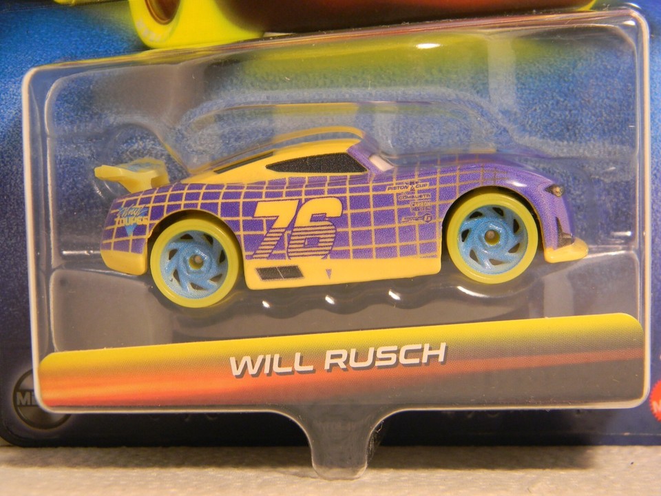 2024 Disney Pixar Cars. Glow Racers #76 "Will Rusch" Unopened Blister ...