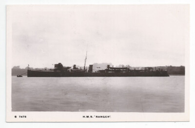 HMS RANGER Hawthorn Sunfish A-class TBD Destroyer Royal Navy RP PC ...