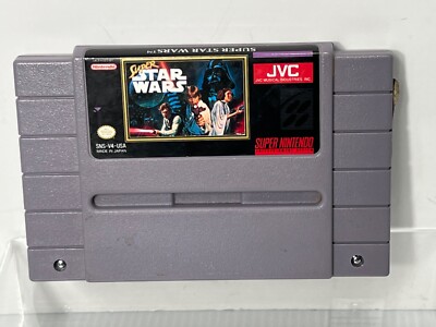SNES - Super Star Wars Super Nintendo Entertainment System Authentic ...