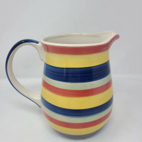 Swirl Hand Painted Collection Pitcher | eBay