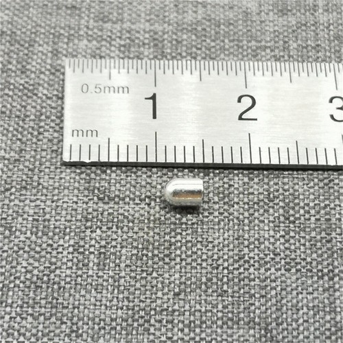 10pcs of 925 Sterling Silver Tiny Cord End Caps w/ Hole 2mm for ...