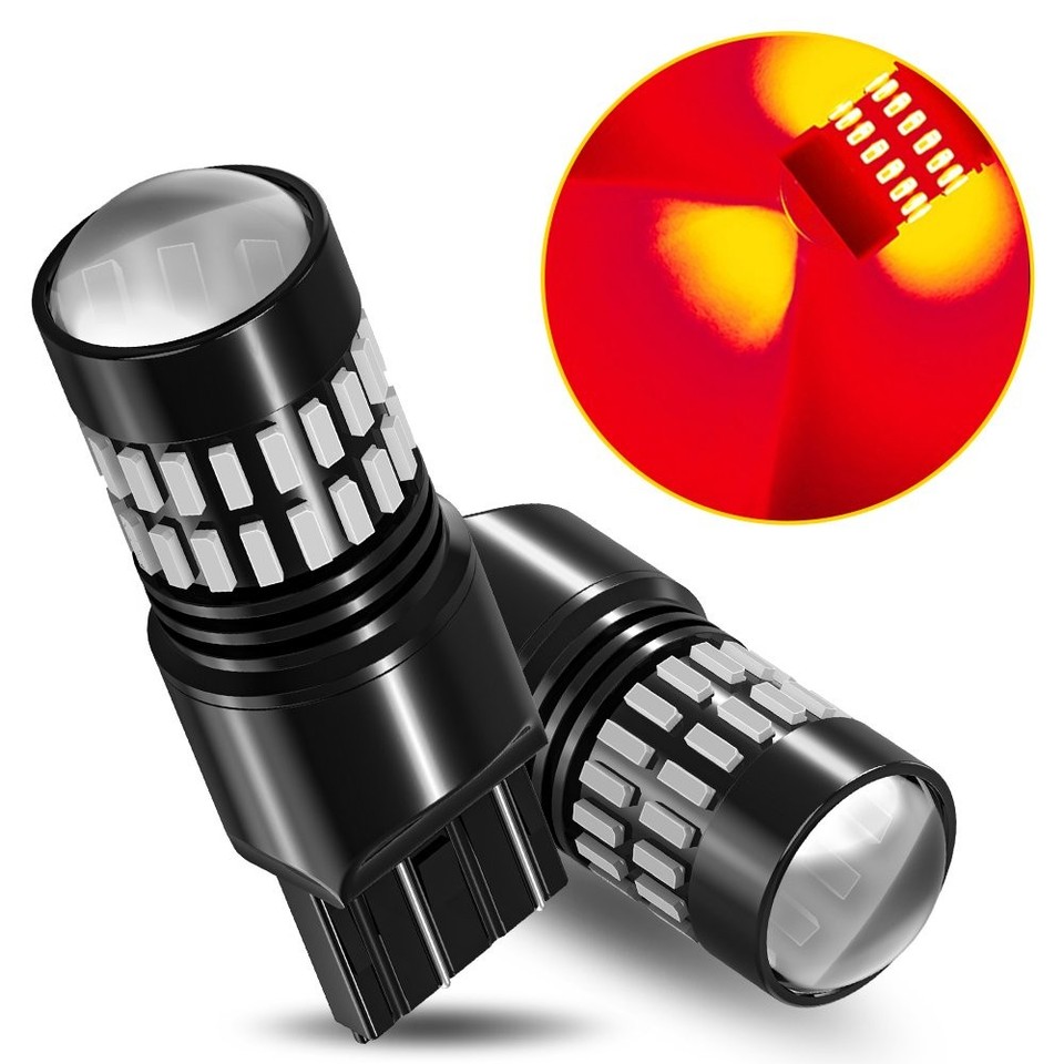 Super Bright Red 7443 7440 LED Tail Brake Light Bulb Car Plug&Play ...