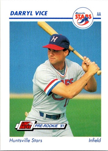 Darryl Vice 1991 Line Drive AA #297 Huntsville Stars | eBay