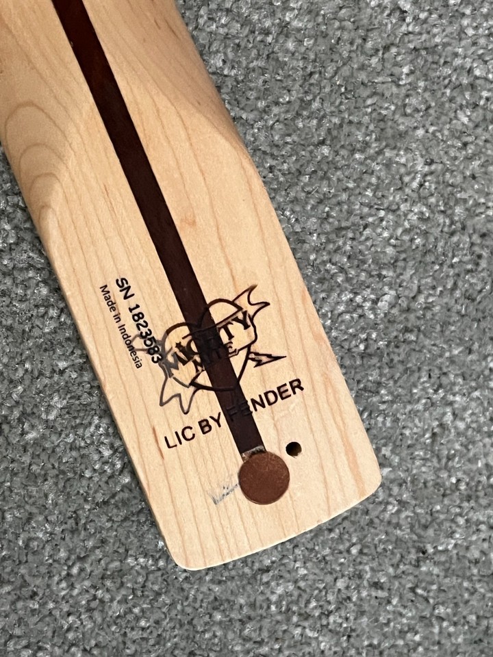 lefty left handed Mighty Mite big headstock Stratocaster guitar neck | eBay