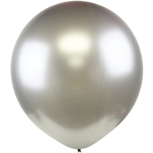 3pc Big 36 inch Huge Silver Latex Balloon Birthday Wedding Party ...