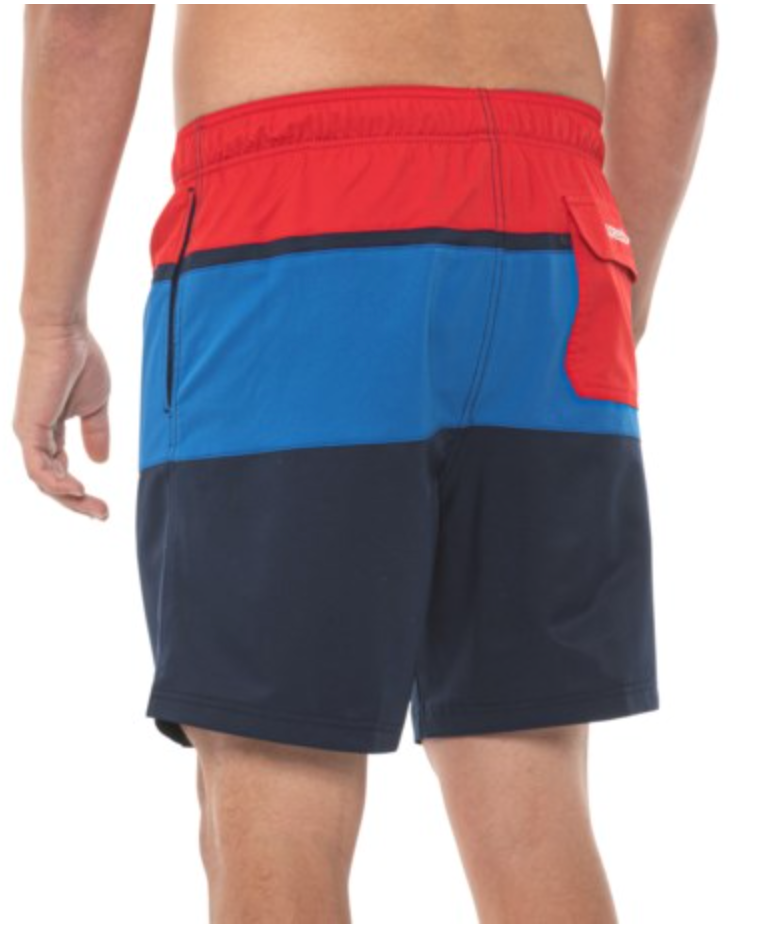 Speedo Men's Redondo Edge Volley Boardshorts - UPF 50+, HIGH RISK RED ...