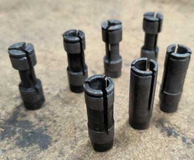 (7) Size 2 Tapping Collets for Procunier 2E Tap Head ALL DIFFERENT 5/16 ...