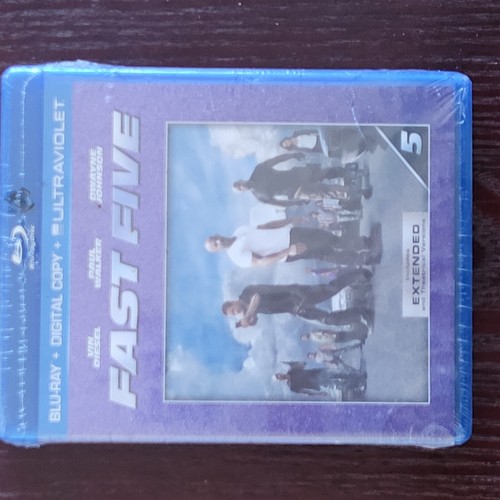 Fast Five Extended Edition Blu-Ray NEW SEALED Furious Five Vin Diesel ...