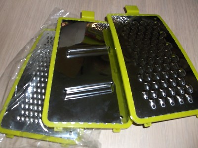 TF1074 3 Blade Cheese Grater "Clear & Green" 9 1/4" Tall | eBay