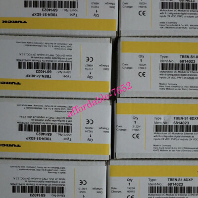 New Turck TBEN-S1-8DXP Ethernet multi-protocol I/O module In Box DHL or ...