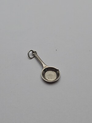.925 Sterling Silver Frying Sauce Pan Jewelry Charm / Pendant | eBay