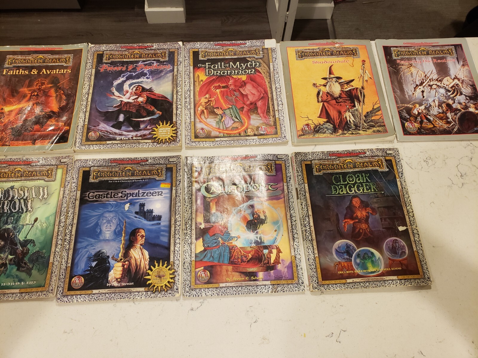 Advanced Dungeons and Dragons book lot TSR, Forgotten Realms, Undermountain Maps | eBay