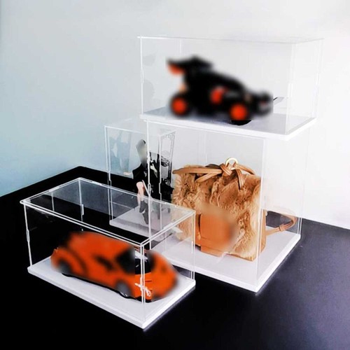 Dustproof Display Case Acrylic Toy Show Box Clear Doll Protection ...