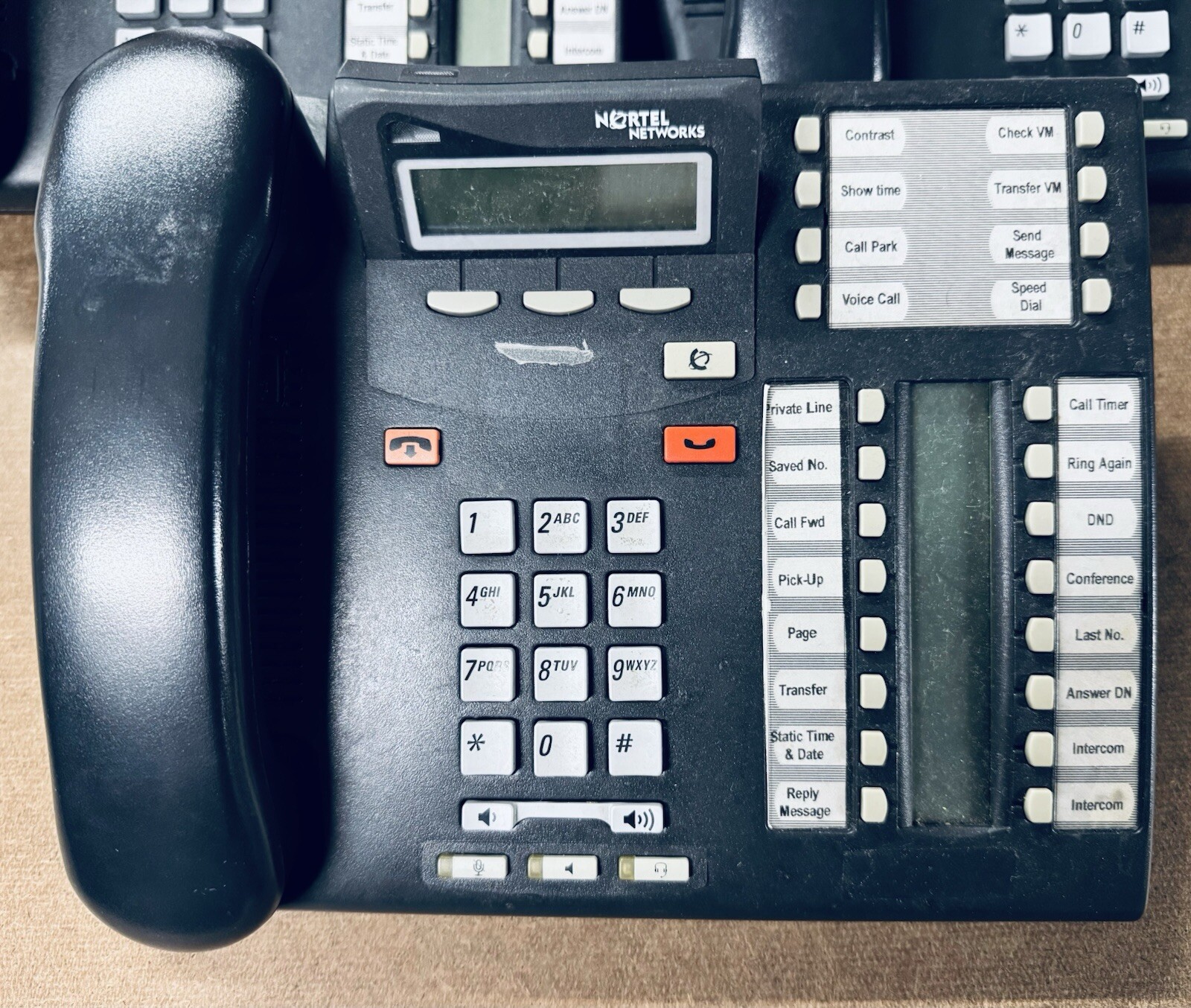 Nortel Networks - Set of 5 - T7316E Multi-Line Business Telephones and ...