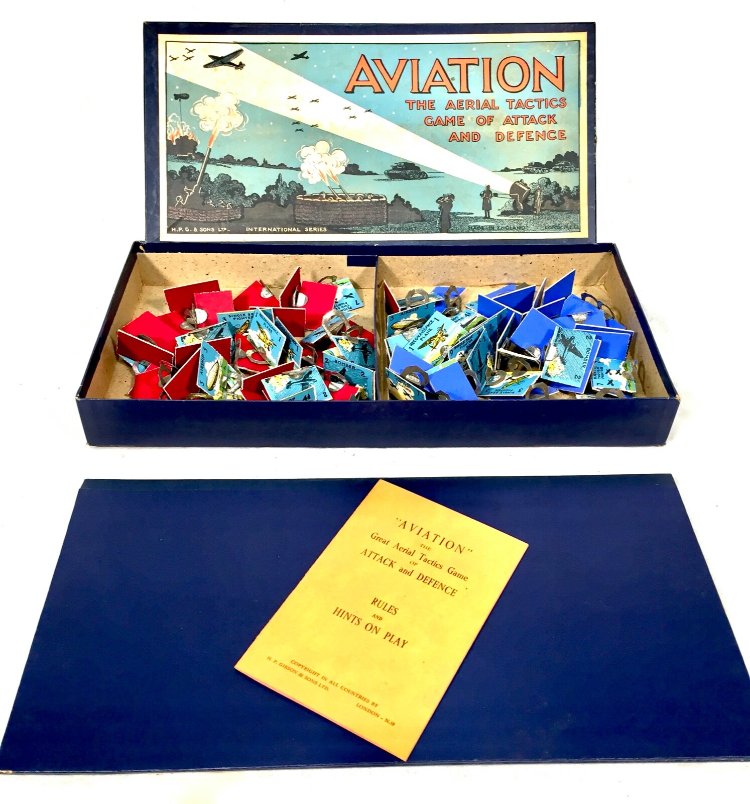 Antique Aviation Board Game - The Aerial Tactics Game of Attack and ...