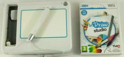 UDRAW GAME TABLET & UDRAW STUDIO for NINTENDO WII 'RARE & HARD TO FIND ...