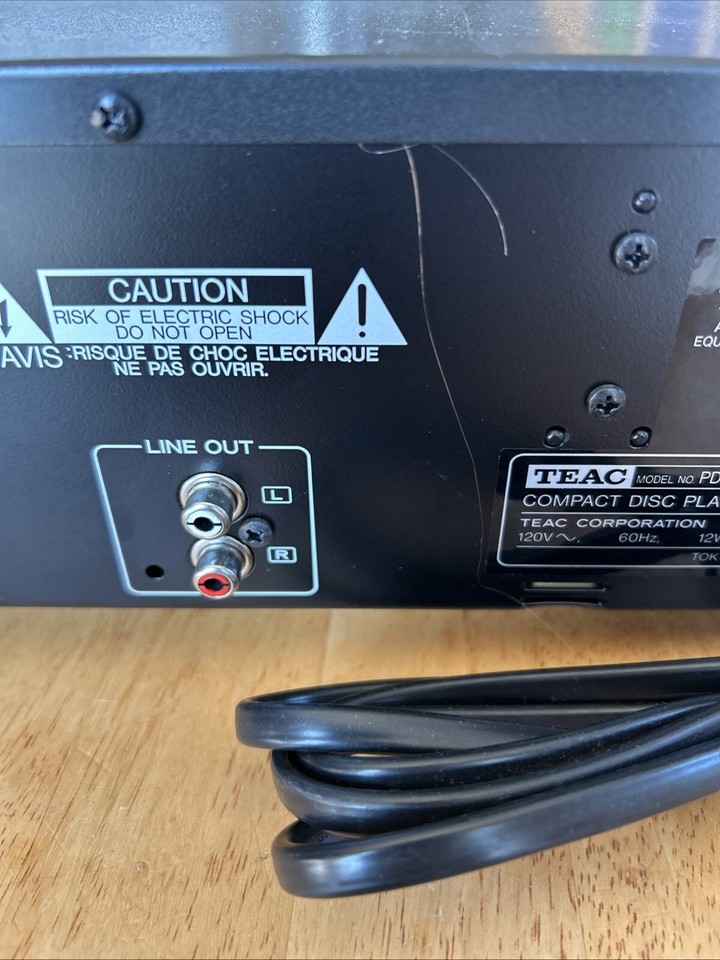 TEAC PD-D2610 5 Disc Carousel CD Changer PARTS ONLY | eBay