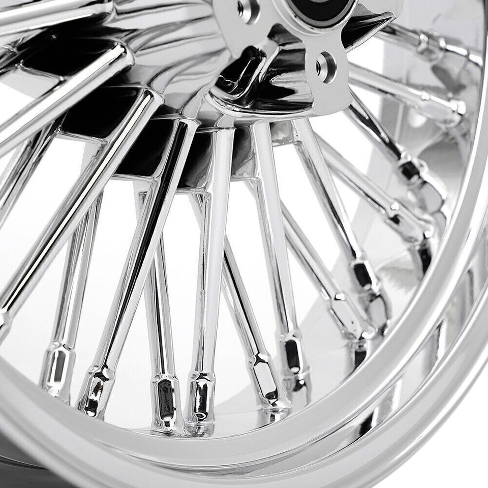 16x3.5 Chrome Fat Spoke Wheel Rear Rim for Yamaha XVS650 V-star V STAR ...