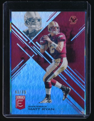 MATT RYAN 2017 ELITE DRAFT PICKS ASPIRATIONS RED #74 43/99 *FALCONS ...