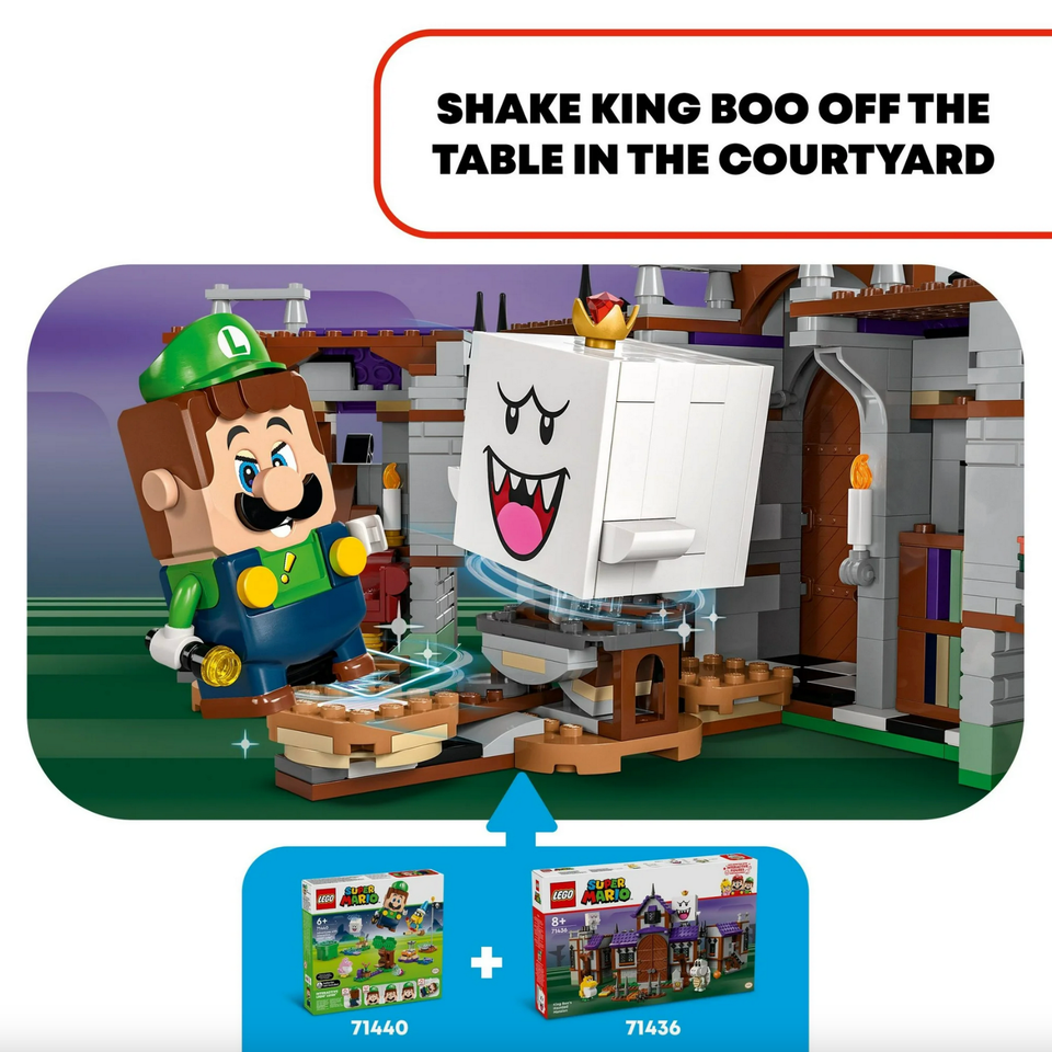 LEGO Super Mario King Boos Haunted Mansion Set and Ghost Toy 71436 Set ...