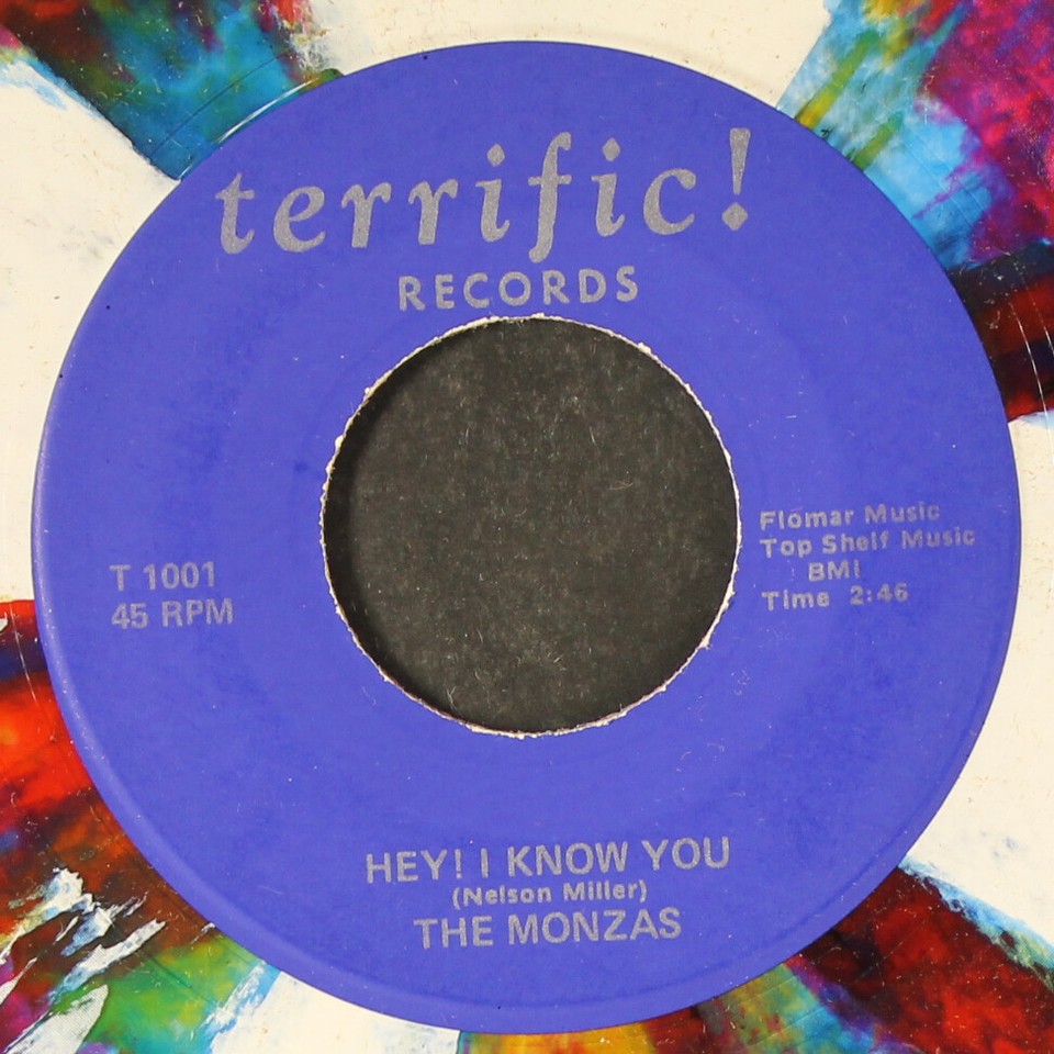 MONZAS / INTRIGUES: hey! i know you / in a moment TERRIFIC 7" Single 45 ...