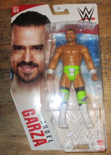 2021 WWE WWF Mattel Angel Garza Wrestling Figure Series 124 Chase Green ...