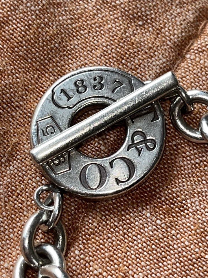 Tiffany & Co. Toggle with Present Charm Bracelet 7” | eBay