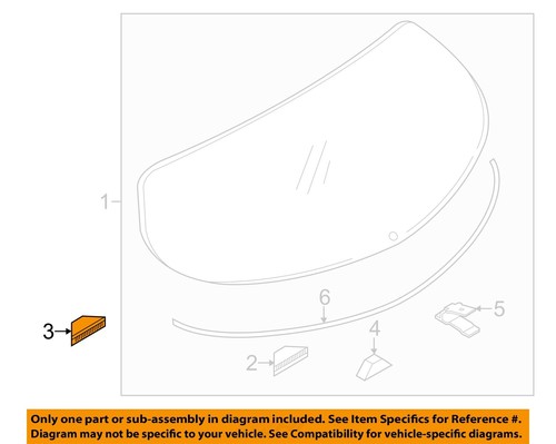 MAZDA OEM 07-12 CX-7-Quarter Glass Retainer BHN950896 | eBay