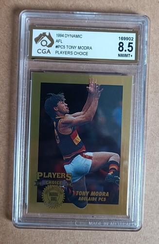 Tony Modra FOIL 1994 AFL Dynamic Players Choice - #PC5 - CGA 8.5 NM ...