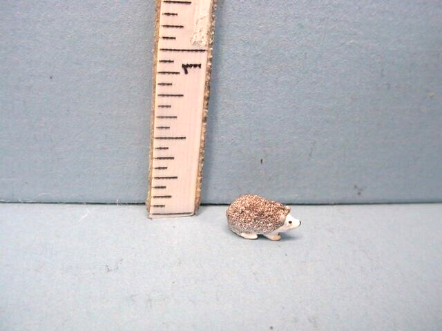 Miniature Hedgehog Handcrafted B. Meyer Mini-Gems 1/4" Scale | eBay