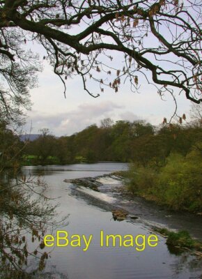 Photo 6x4 High Mill Addingham The weir at High Mill on the River Wharfe ...