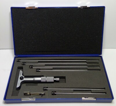Fowler 0-6" Depth Micrometer with 2 1/2" Base 52-225-020-1 | eBay
