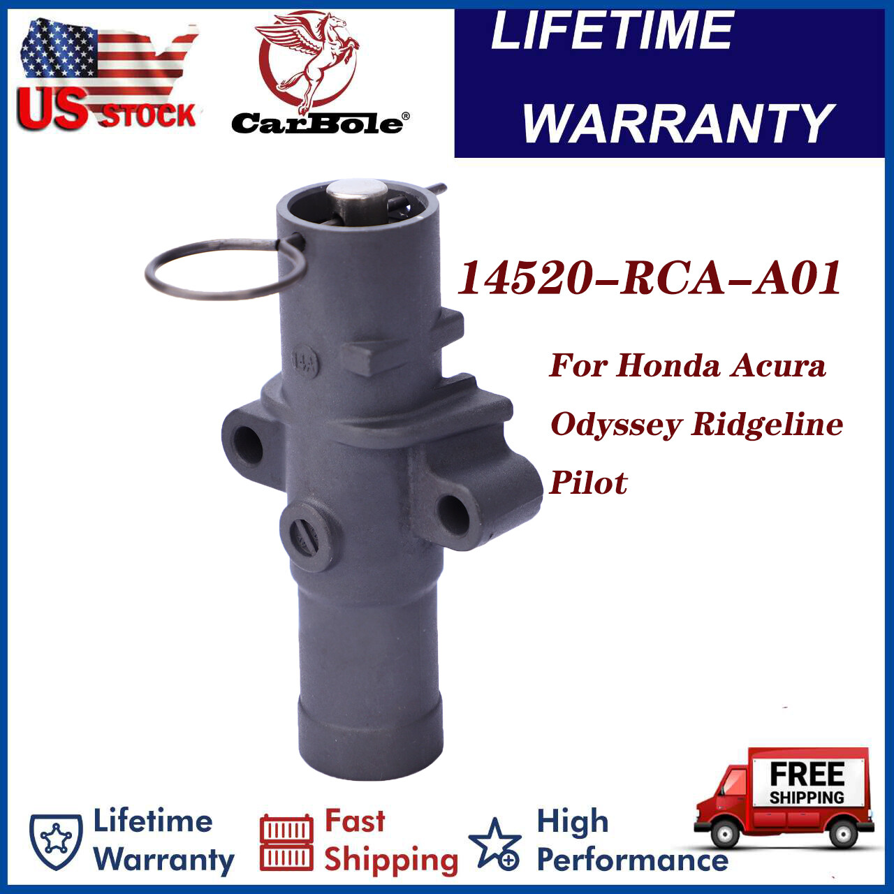 Timing Belt Tensioner 14520-RCA-A01 For Honda Accord Odyssey 2005-2017 ...