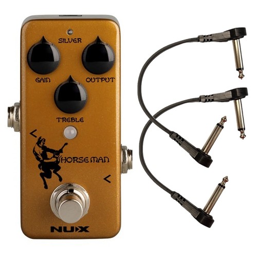 NUX NOD-1 Horseman Overdrive Guitar Effects Pedal with 2 Free Patch ...