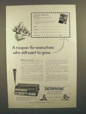 1954 Dictaphone Time-Master Dictating Machine Ad! | eBay