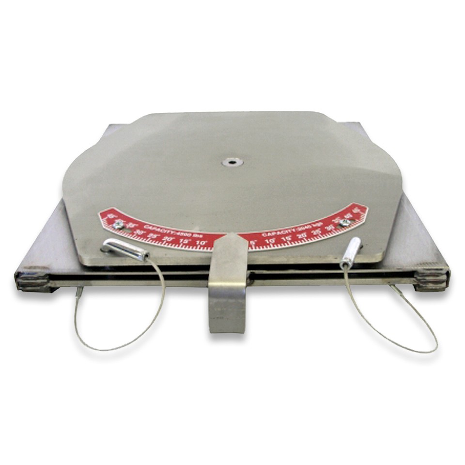 Stainless Steel Med Duty Alignment Rack Turn Table Plates Pointers ...