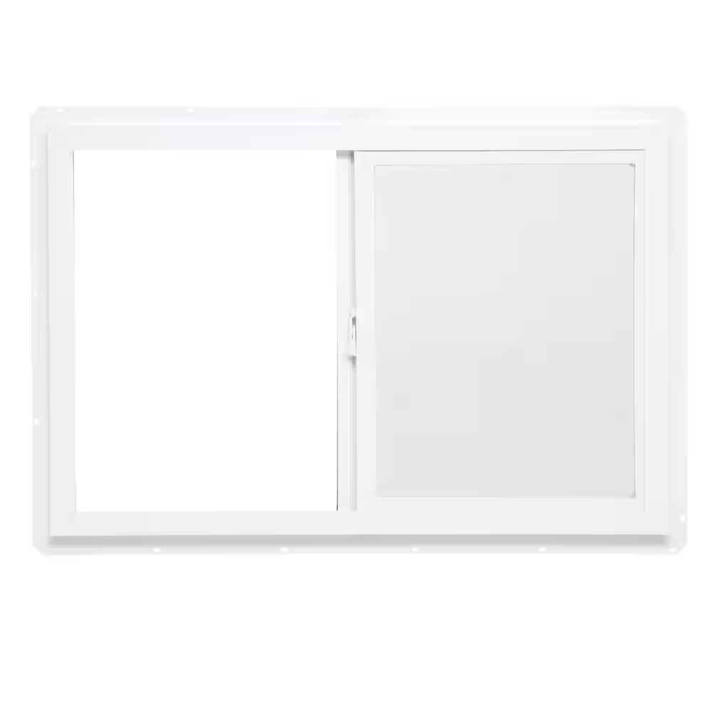 TAFCO WINDOWS 35.5" x23.5" Double-Pane Single Vinyl Slider Window Left ...
