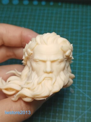 1:6 Zeus King of Gods Head Sculpt Carved For 12" Male Action Figure ...