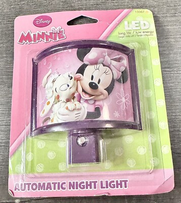 New Home Room Kids Disney Minnie's Toy Bowtique Wraparound LED Lamp ...