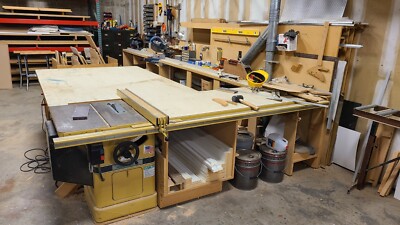 Powermatic 10" Table Saw, 72" Rip, 3 HP, 1Ph 208/230V (Model 66-TA) | eBay