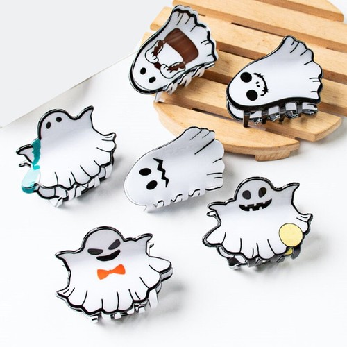 Halloween Ghost Hair Clip For Women Girls Holiday Dressing Hair ...