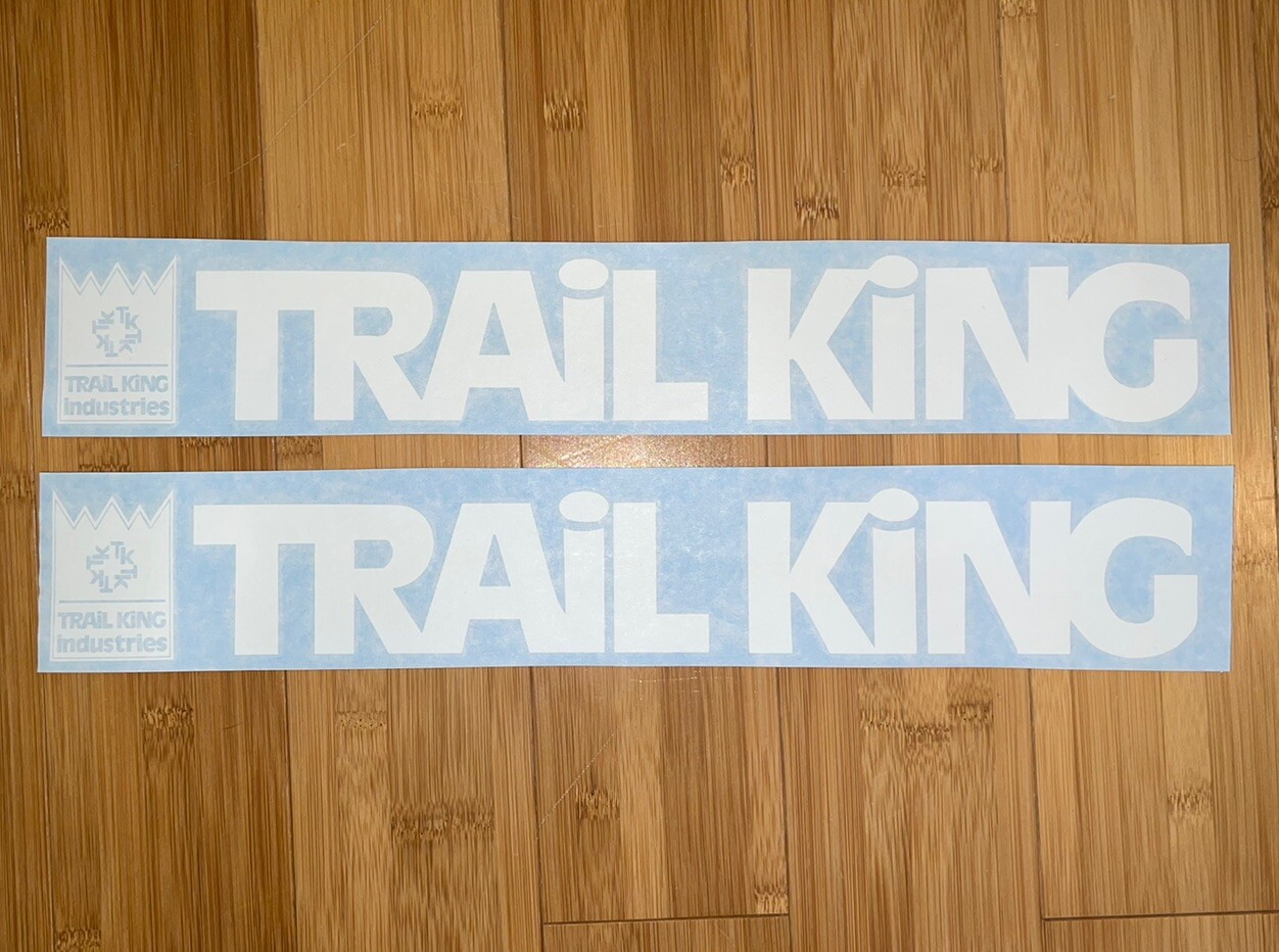 Trail King Trailers Replacement Stickers 24” (Set Of 2) White Decal ...