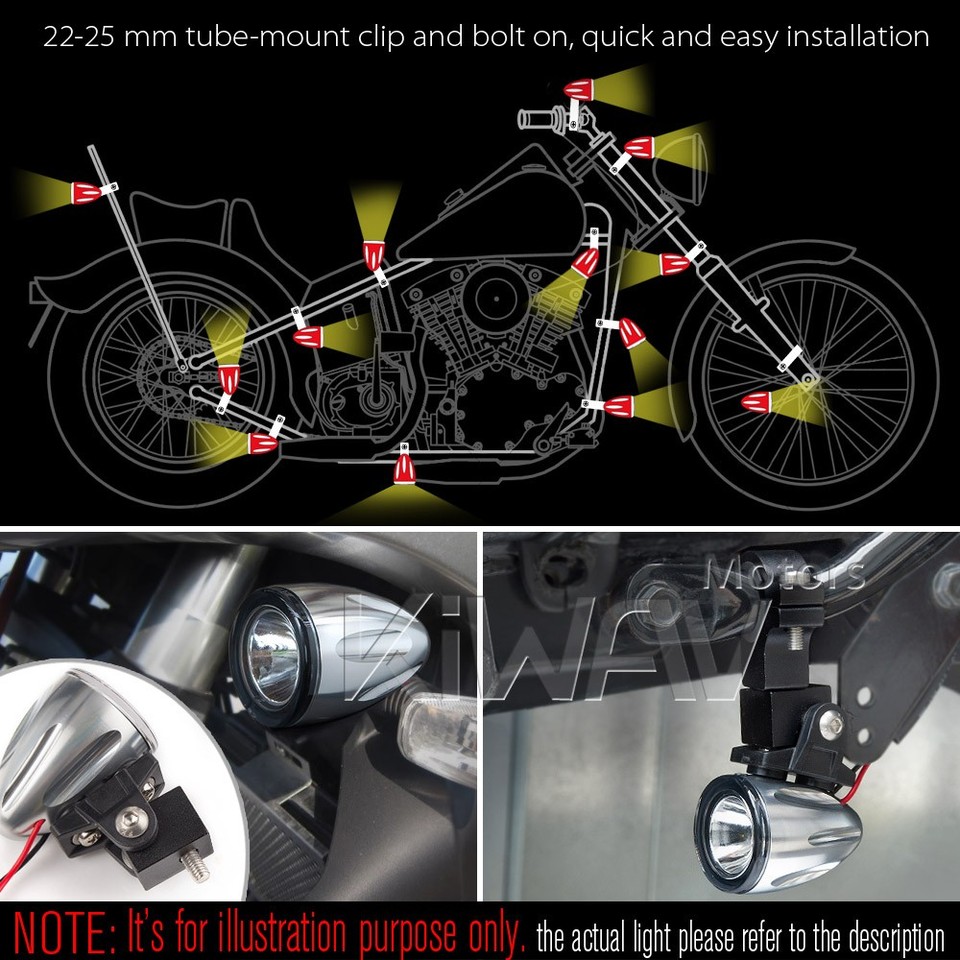 mini LED lampe spot feu de route noir dia. fork pour Nissan XTerra hors ...