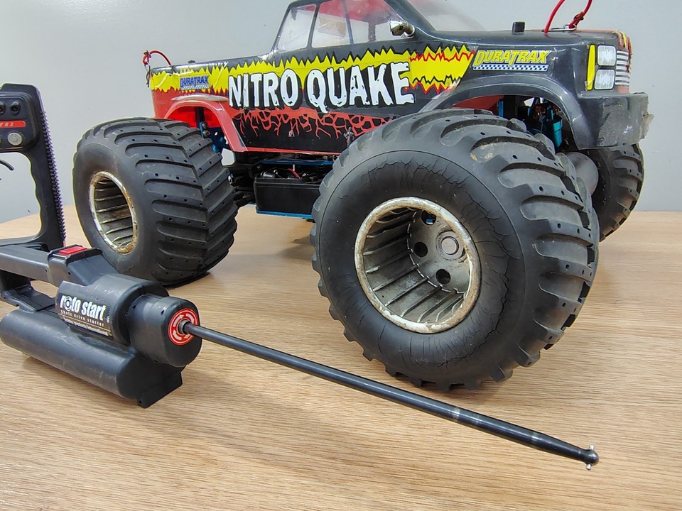 Vintage Duratrax Nitro Quake 1/8 Scale .21 Truck For Restoration | eBay