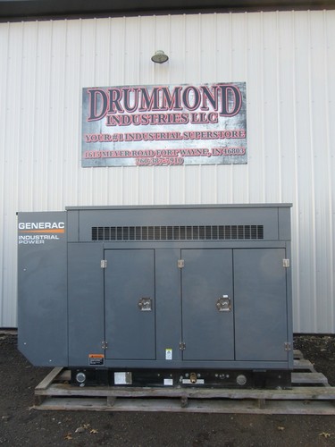 35 KW GENERATOR GENERAC NAT GAS LP PROPANE 120/240 V 1 PH 40KW 2015 133 ...