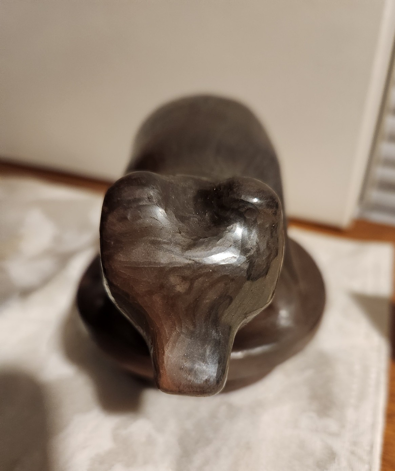 15" Isleta Pueblo pottery Diane Wade pot bear lid native american ...