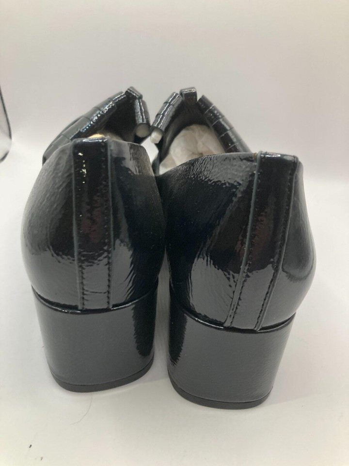 Gentle Souls by Kenneth Cole NIB Size 8.5 Ethan Black Patent Leather ...